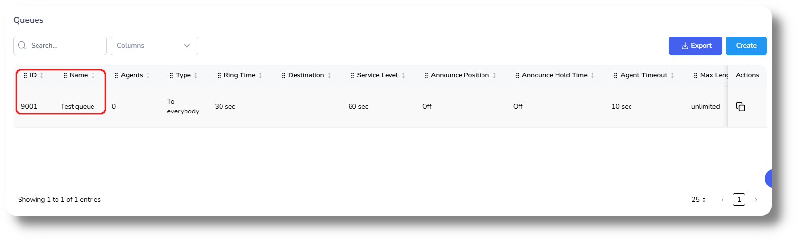 Voicemail Setup (Ext & Queues)