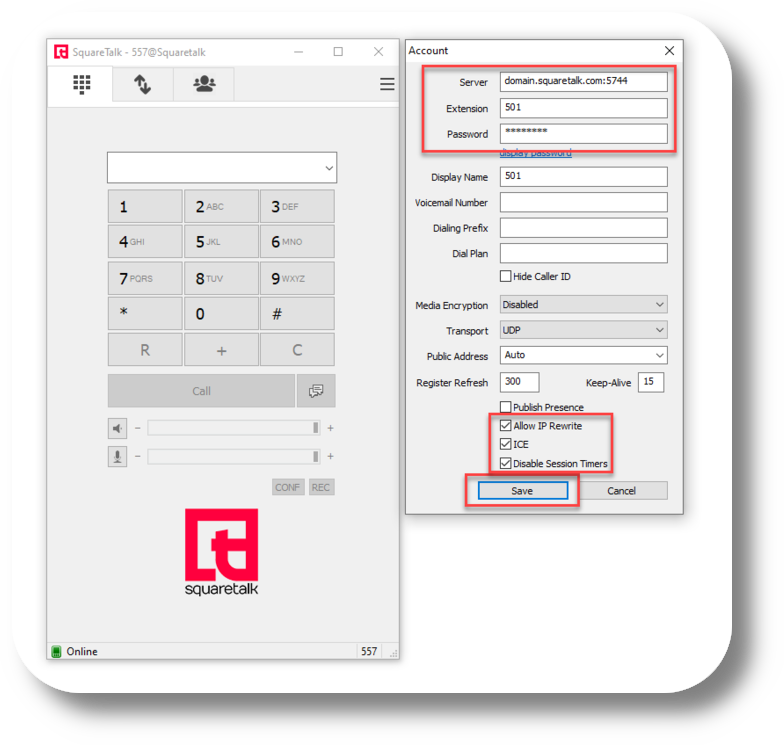 How to Add an Extension to the Softphone